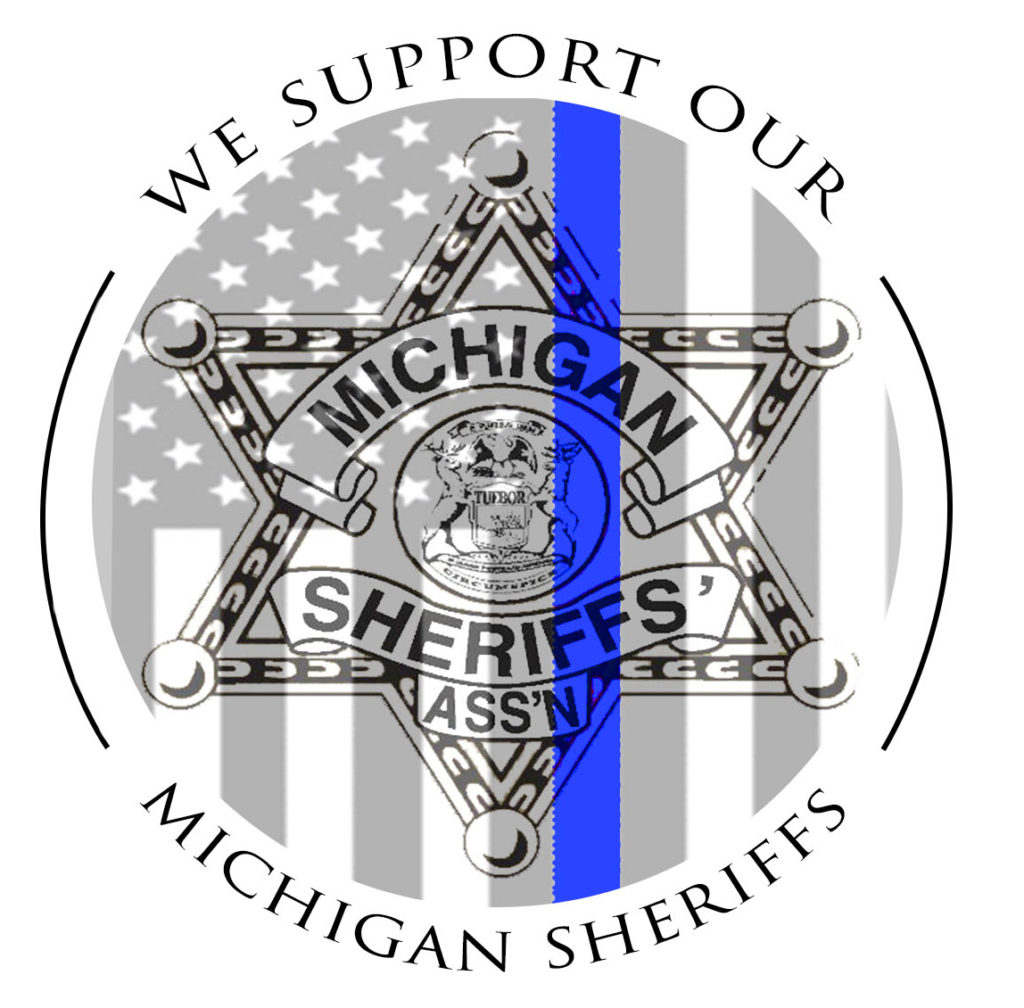 Sticker - We Support Our MI Sheriffs | Michigan Sheriffs' Association