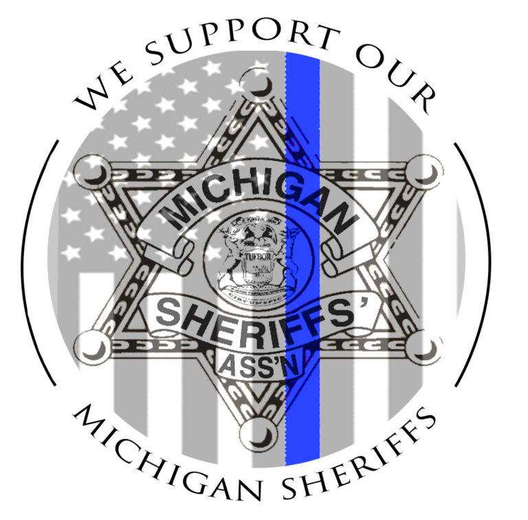 Sticker - We Support Our MI Sheriffs | Michigan Sheriffs’ Association