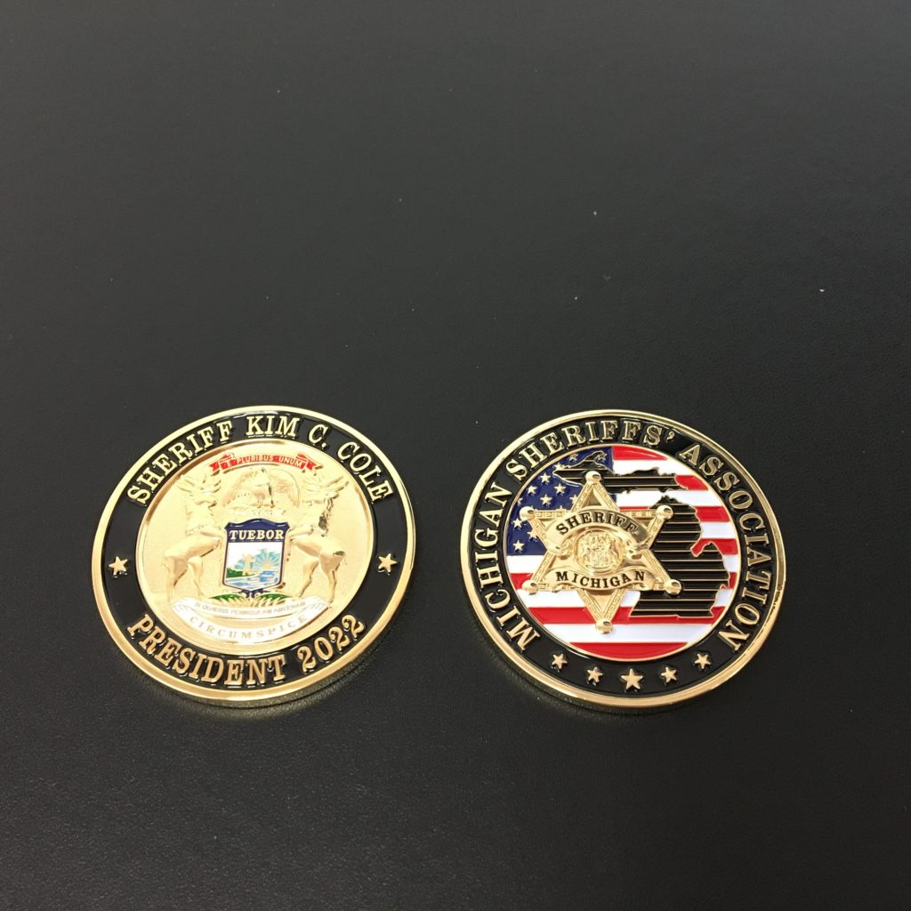 MSA Challenge Coin | Michigan Sheriffs' Association